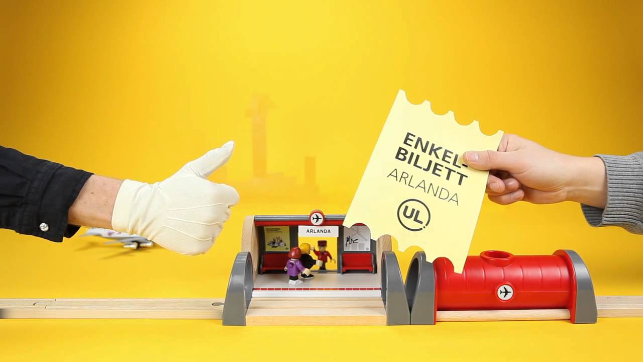 SL Pendeln Resor till Arlanda - YouTube