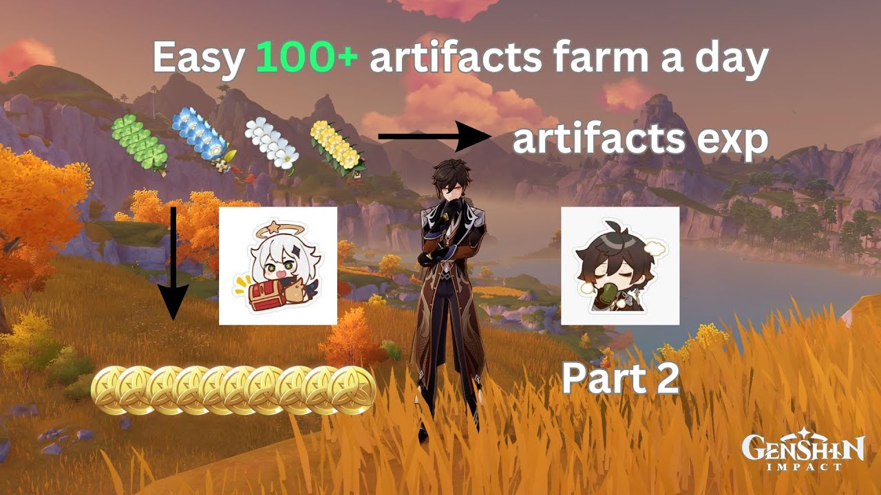 Learning the SECRETS of Genshin daily artifact farming the EASY way ...