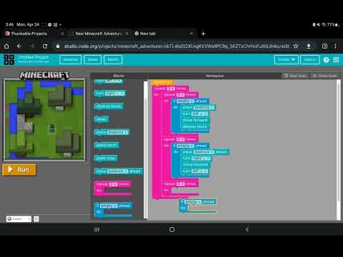 Steve's new adventure code.org lesson 17 - YouTube