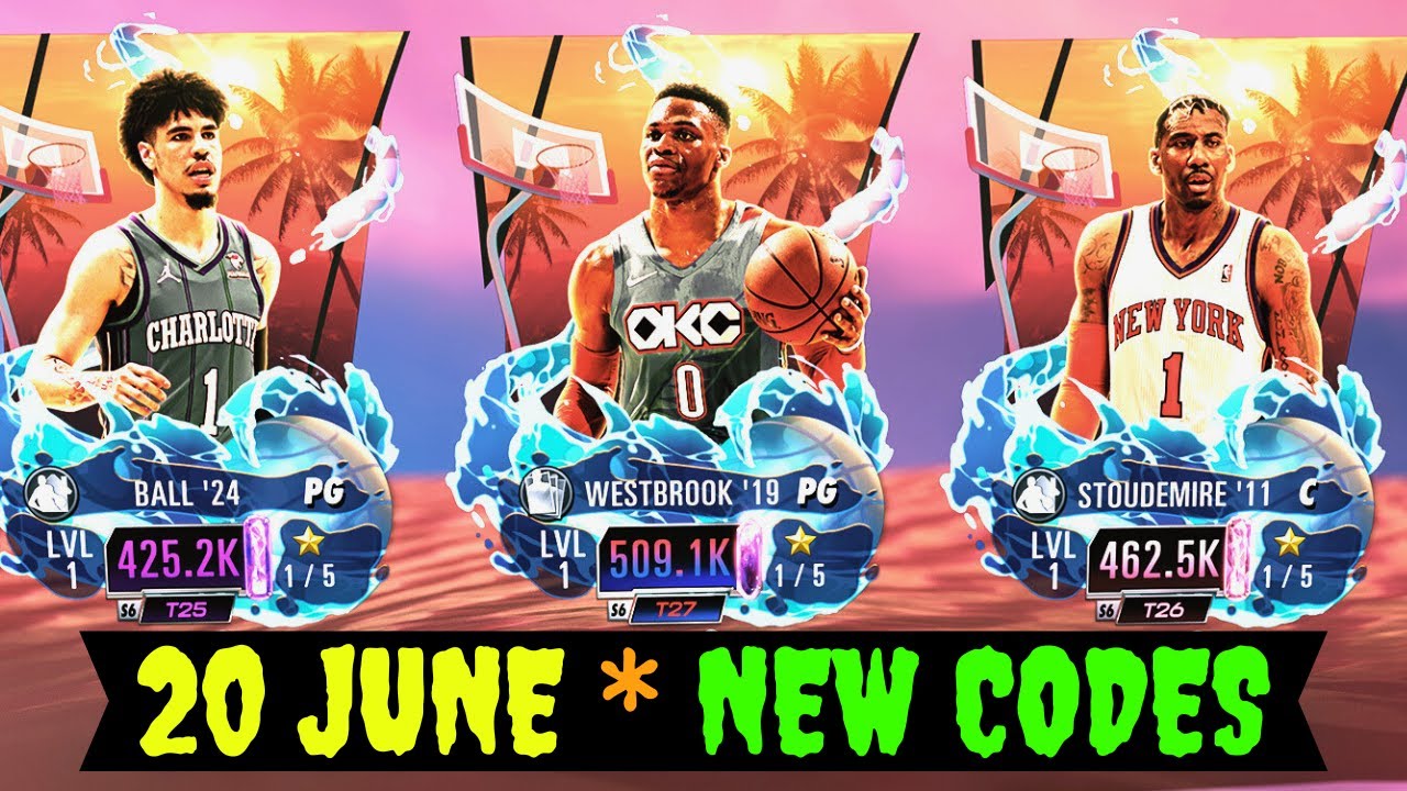 ⚠️20 NEW⚠️NBA 2K MOBILE CODES 2024 - NBA 2K MOBILE REDEEM CODES - CODES ...