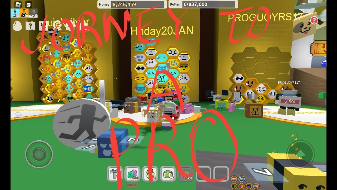 🔴JOURNEY TO A PRO| BEE SWARM SIMULATOR🔴 - YouTube