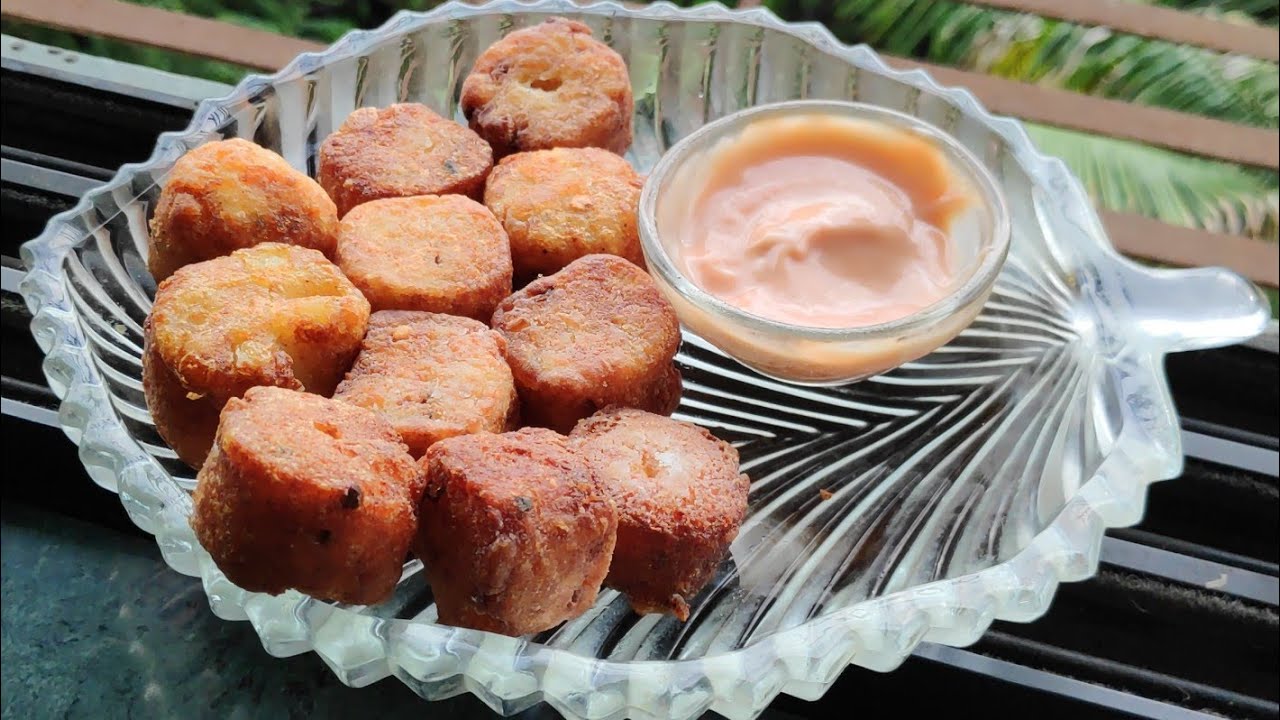 CHILLI GARLIC POTATO BITES | POTATO NUGGETS | POTATO SNACKS - YouTube