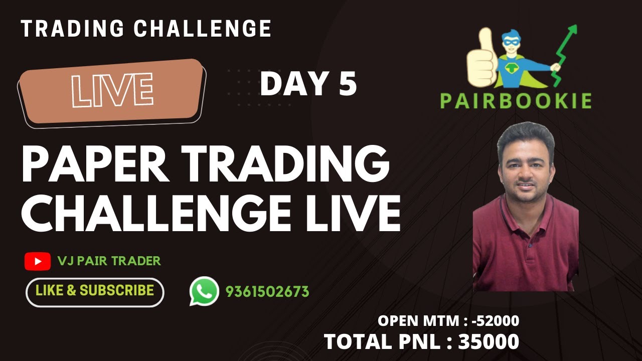PAIR TRADING CHALLENGE DAY 5 @PAIRBOOKIE - YouTube