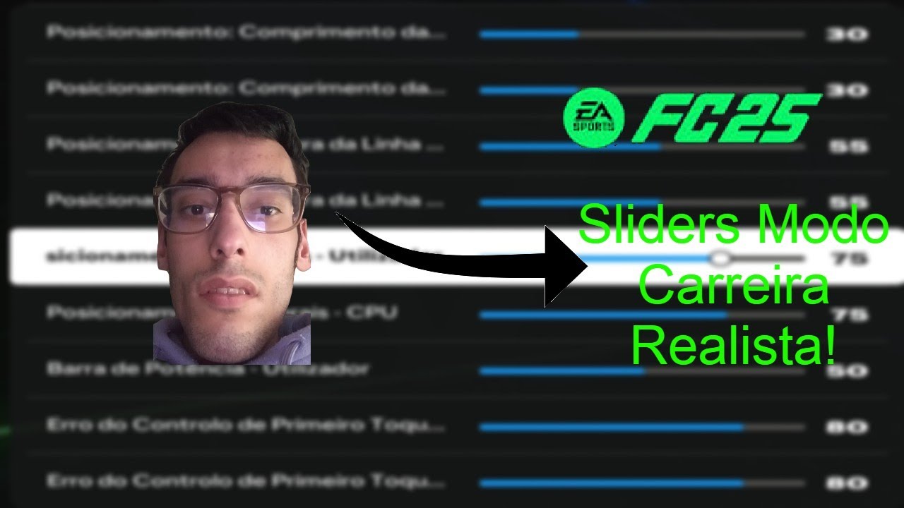 Os Melhores Sliders para o Modo Carreira Realista do EA FC 25! - YouTube