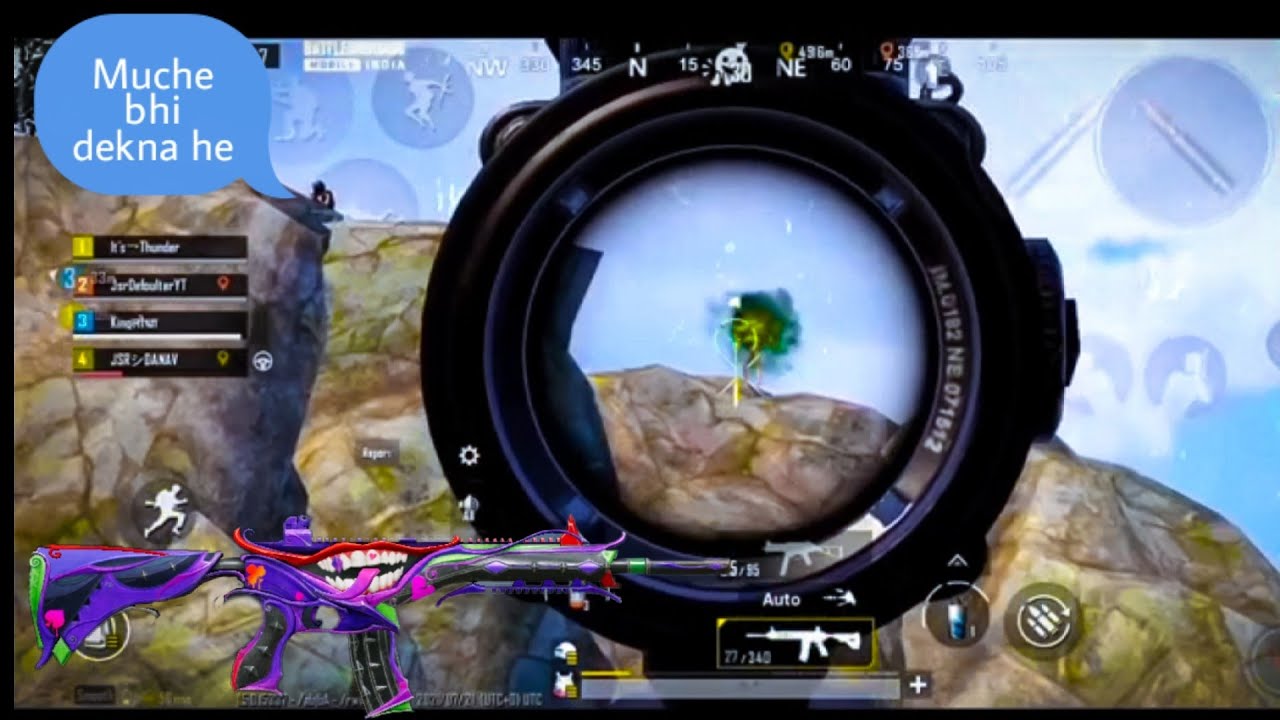 M4 fool 🤡 love bgmi reflex - YouTube