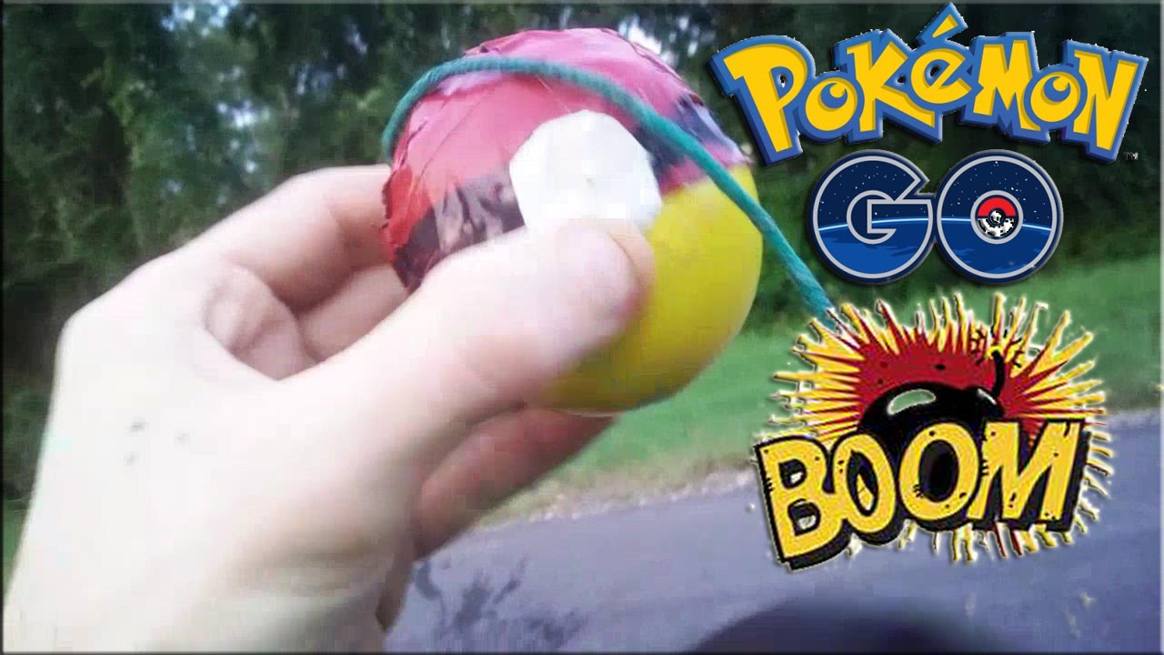 Pokemon Go Boom! Exploding Pokemon Ball! - YouTube