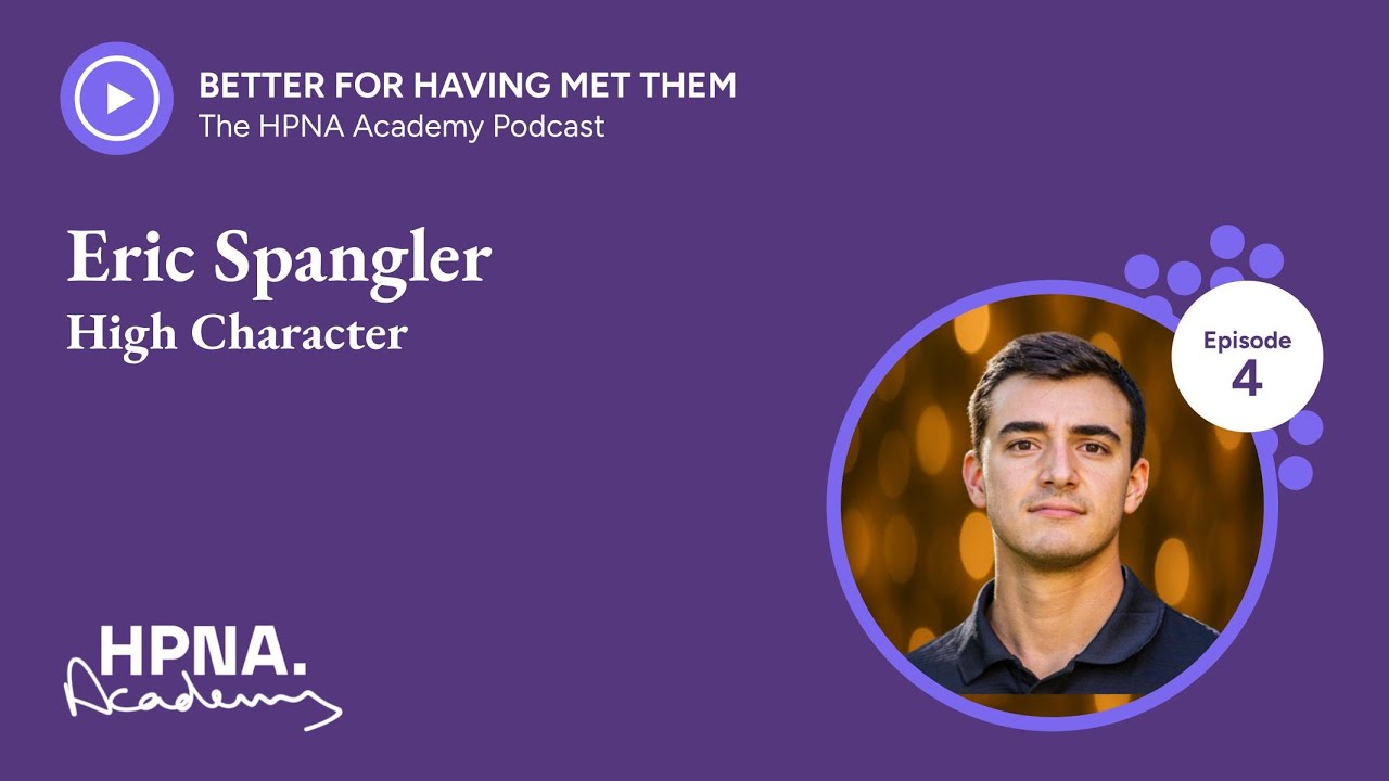 Ep. 4 - Eric Spangler: High Character - YouTube