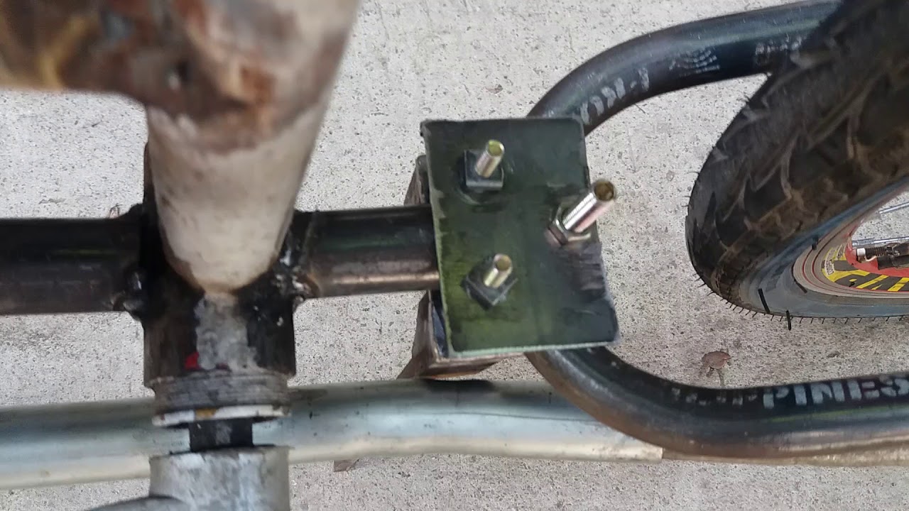 Diy 80cc engine bike frame. - YouTube