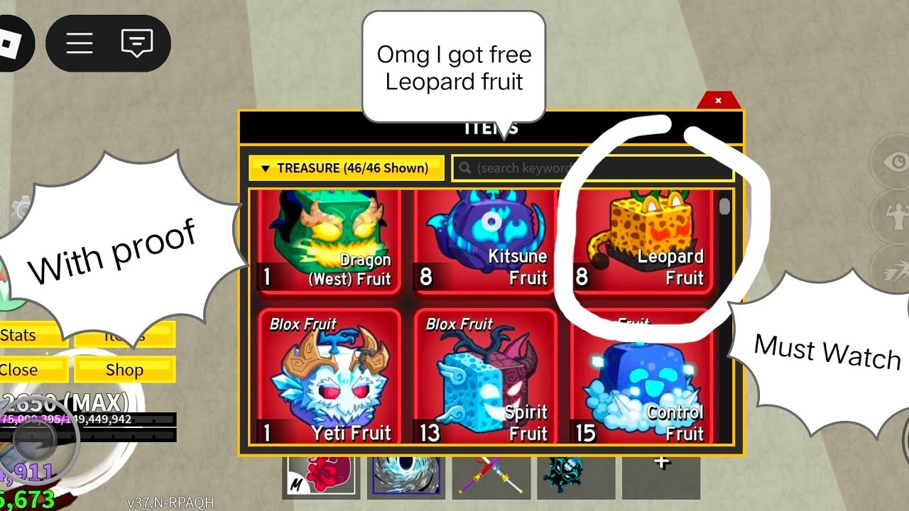 No wayyyyyyyy I got leopard fruit from fruit notifier (With proof) # ...