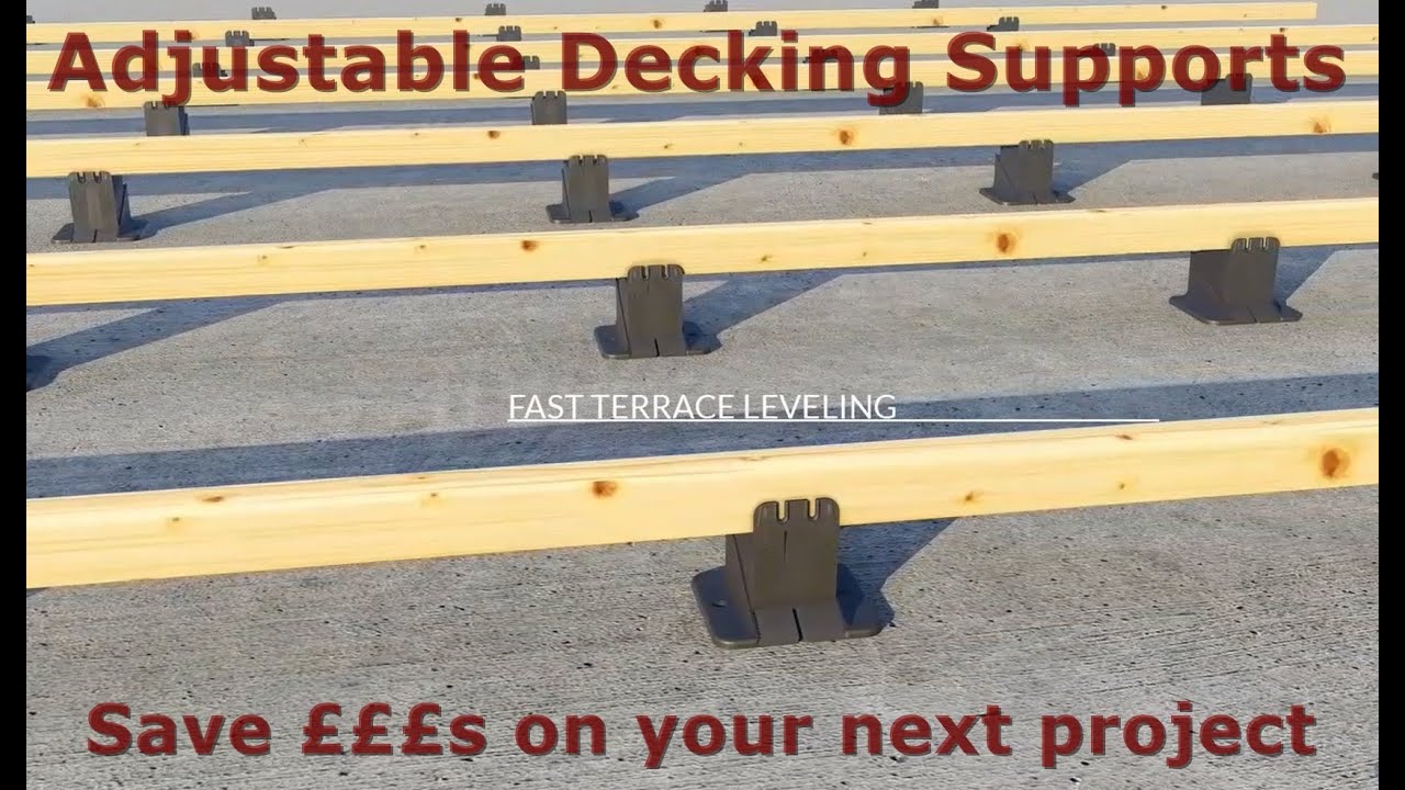 Raptor Decking Pedestals - Save your next decking project - YouTube