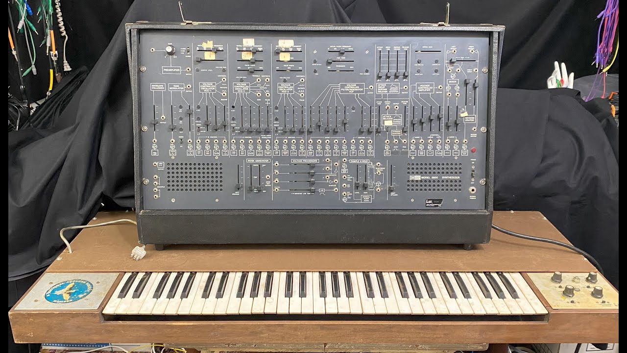 Uber Rare ARP 2600 with five octave ARP 2500 modular keyboard - YouTube