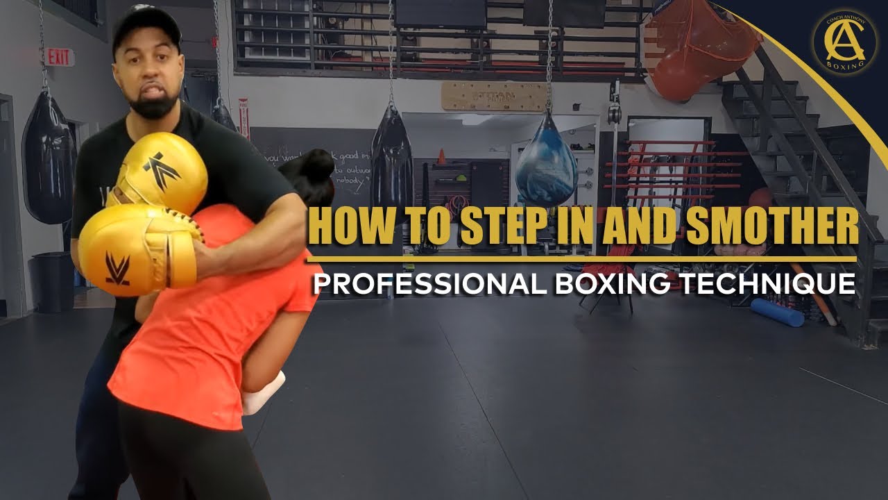 How To step in and smother { Professional Boxing technique} ft.2 time ...