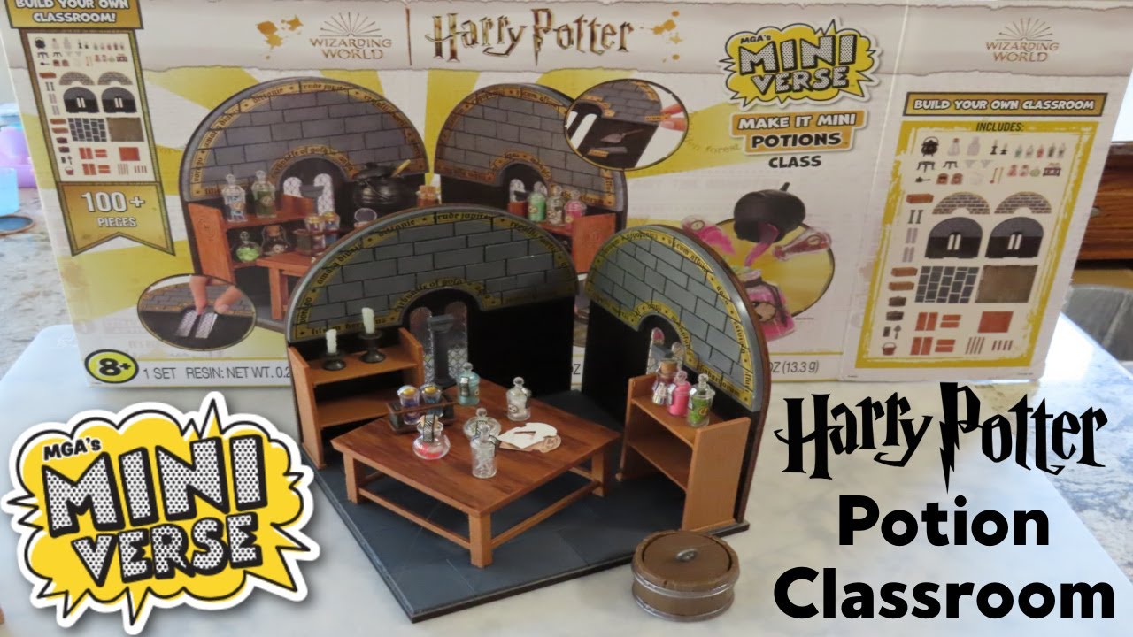 Miniverse Harry Potter Potion Classroom | Review and How to Build - YouTube