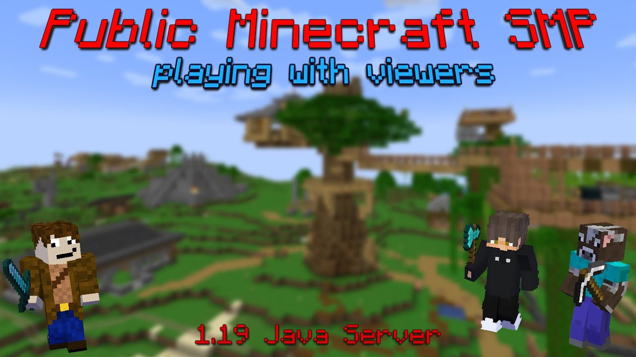 Vibing on my Public Minecraft SMP | Playing With Viewers | Java 1.19 ...