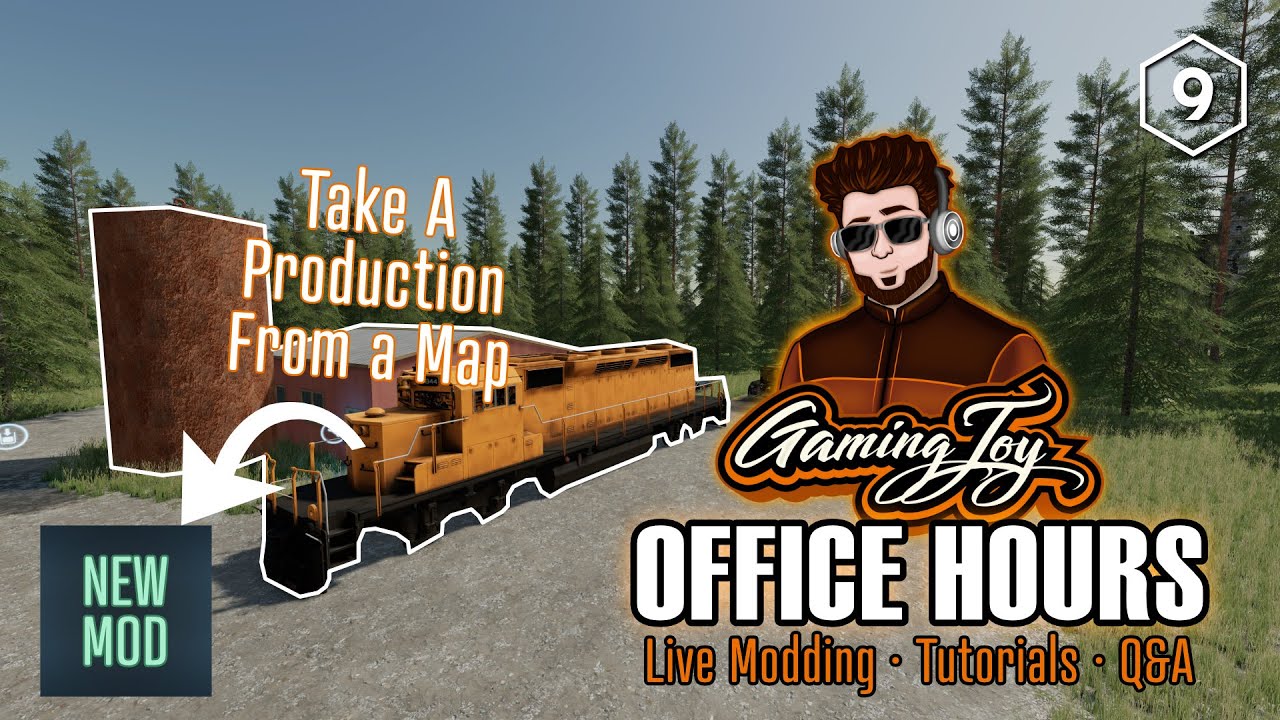 #OfficeHours 09 | Making a Mod from a Map Production | #FS22 Modding ...