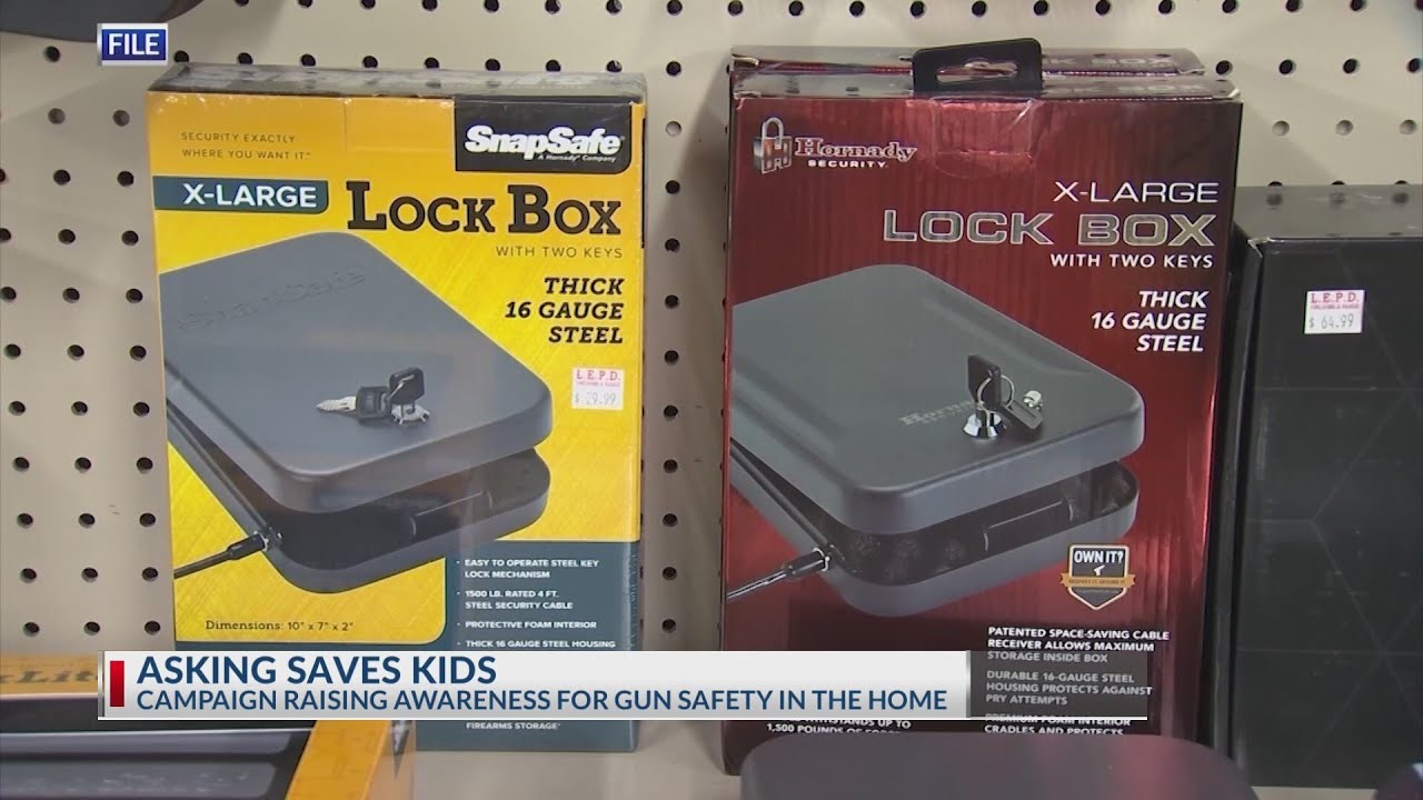 Campaign raising awareness for gun safety in the home - YouTube