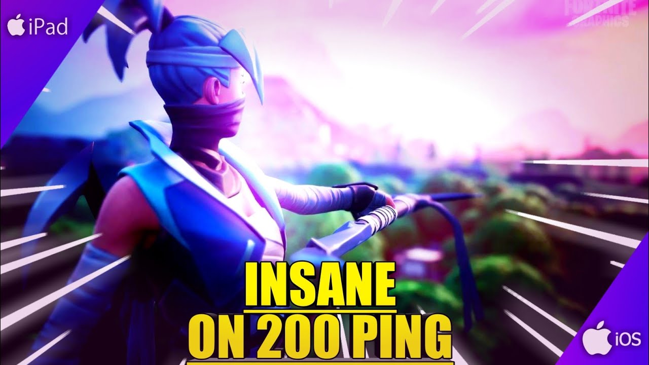 INSANE on 200 PING - Fortnite Mobile- iPad 7th Generation (10.2 inch ...