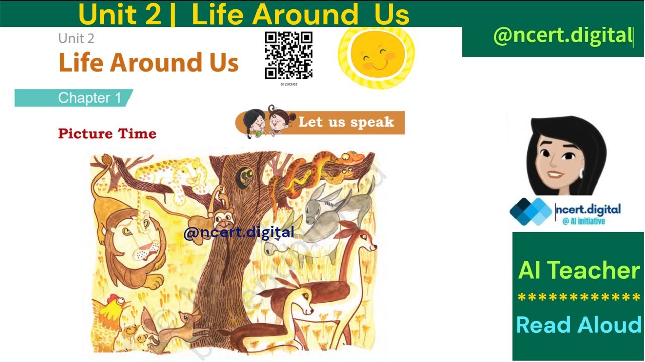 Life Around Us | English | Mridang |Class 1 Unit 2 AI Video Lesson ...