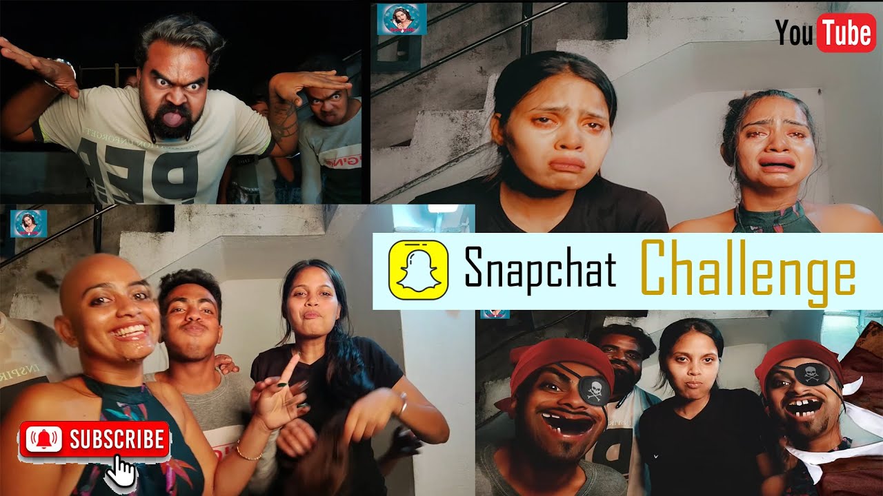 snapchat funny filter challenge || funny face filters 2023 - YouTube