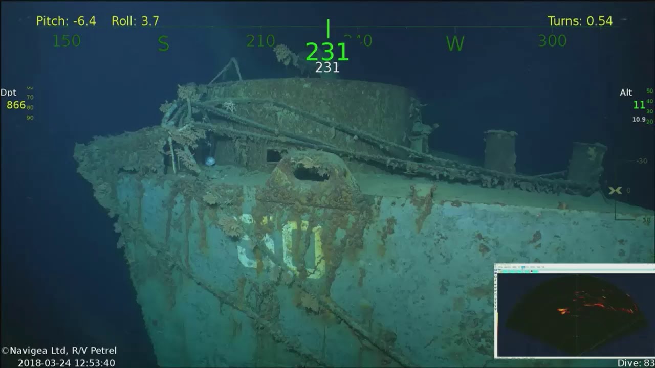 Wreckage of USS Helena Discovered in New Georgia Sound, South Pacific ...