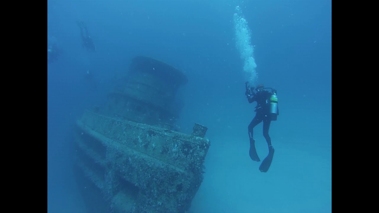 Okinawa Wreck Dive in Pompano Beach with Great Visibility - YouTube