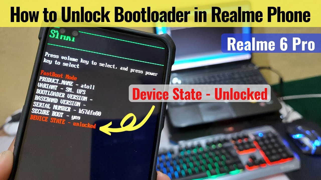 How to Unlock Bootloader of Realme 6 Pro in Hindi | Install Custom ROM ...