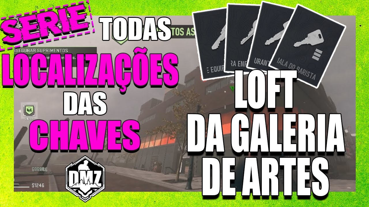 LOFT DA GALERIA DE ARTE - SÉRIE - Todas as localizações das chaves ...