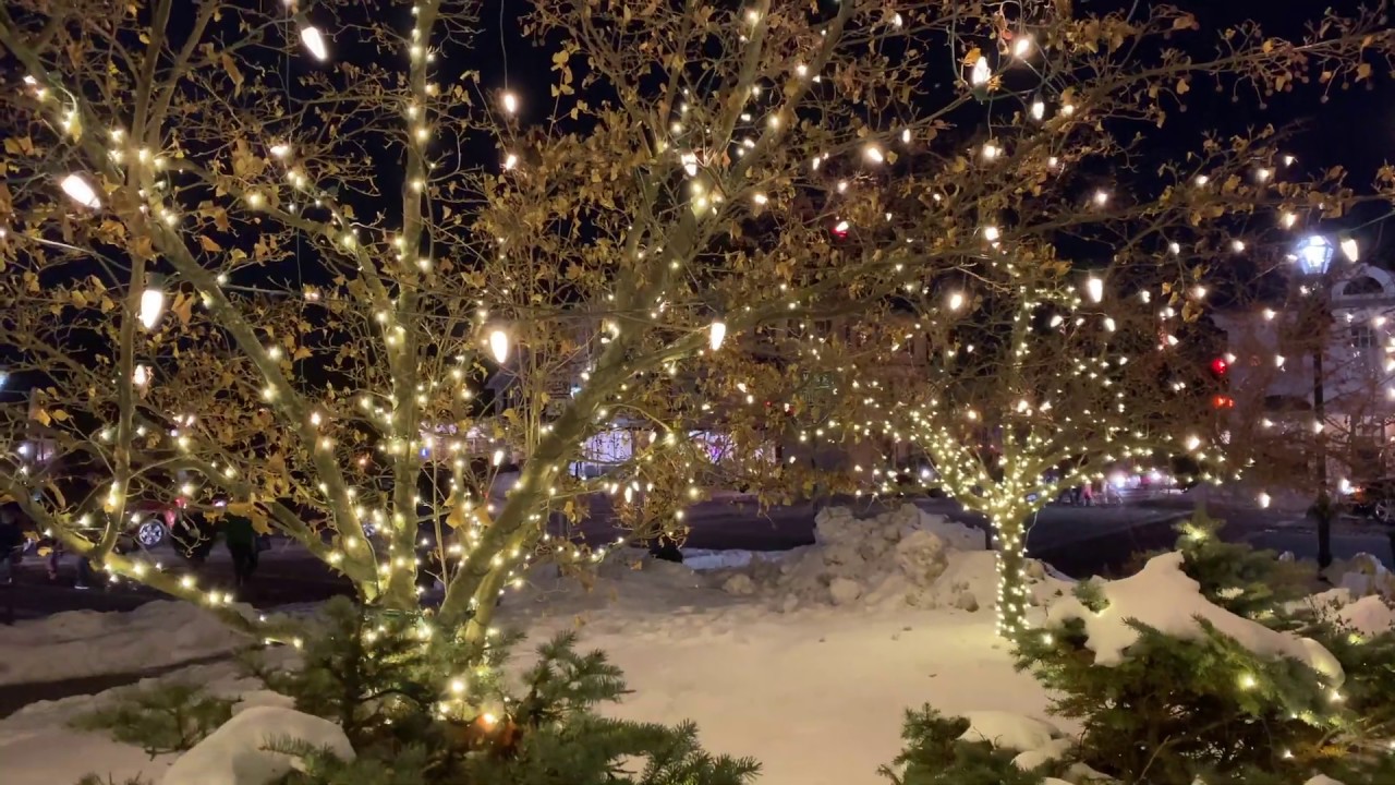 1st Annual Yuletide Market and lighting of the common (2019) - YouTube