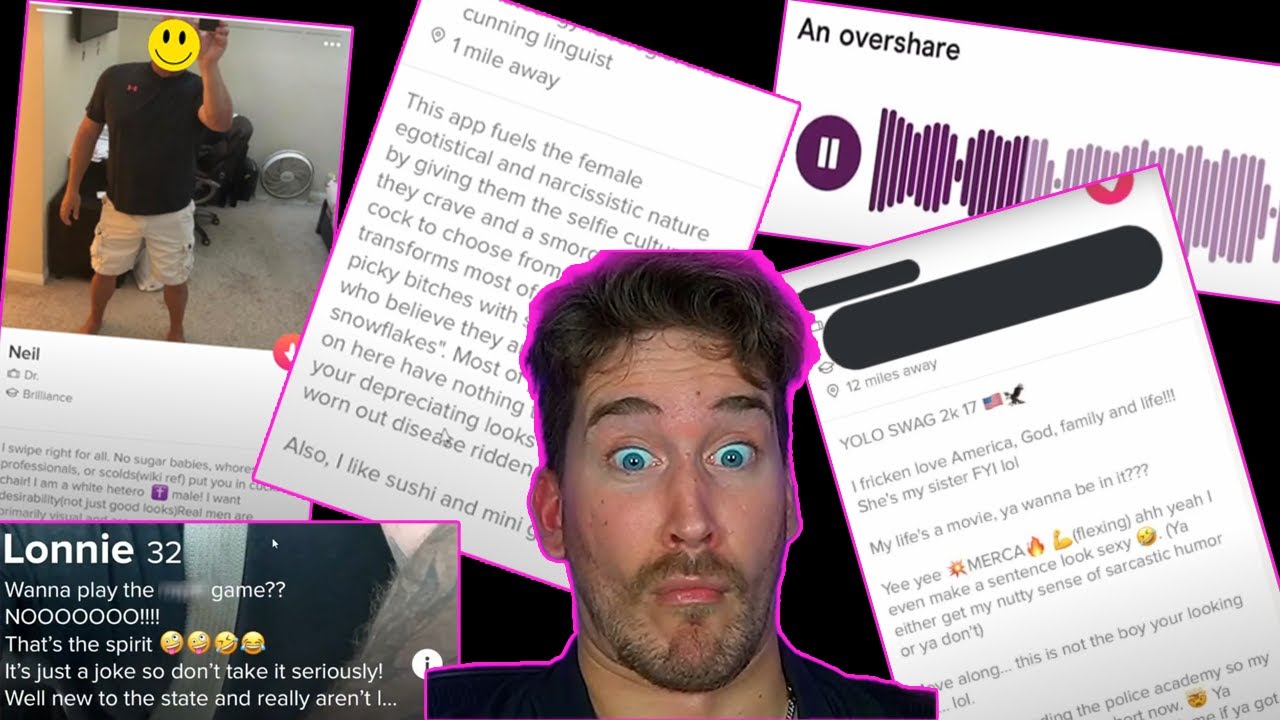 Badblando reviews the most INSANE dating profiles - YouTube