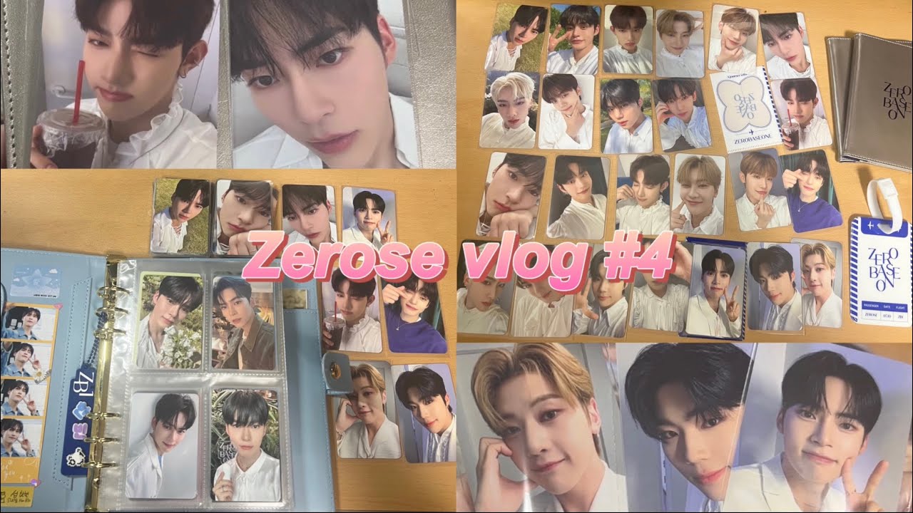 제로즈 브이로그 4 이거 꿈이에요 최애가 잘 찾아와준 제로즈 인생의 역대급 엠디깡 ️ 위드뮤 더현대 엠디깡 포카