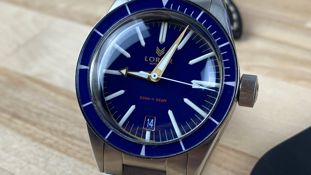 Lorier Hydra (Vintage inspired diver) - YouTube