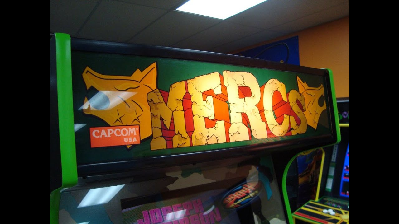 Capcom MERCS Arcade Game ! Dedicated Cabinet, gameplay, artwork ...