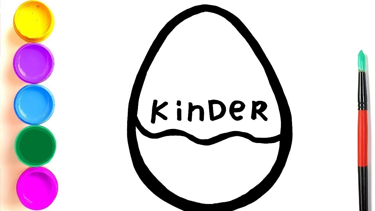 How to Draw a Kinder Surprise for Kids - YouTube