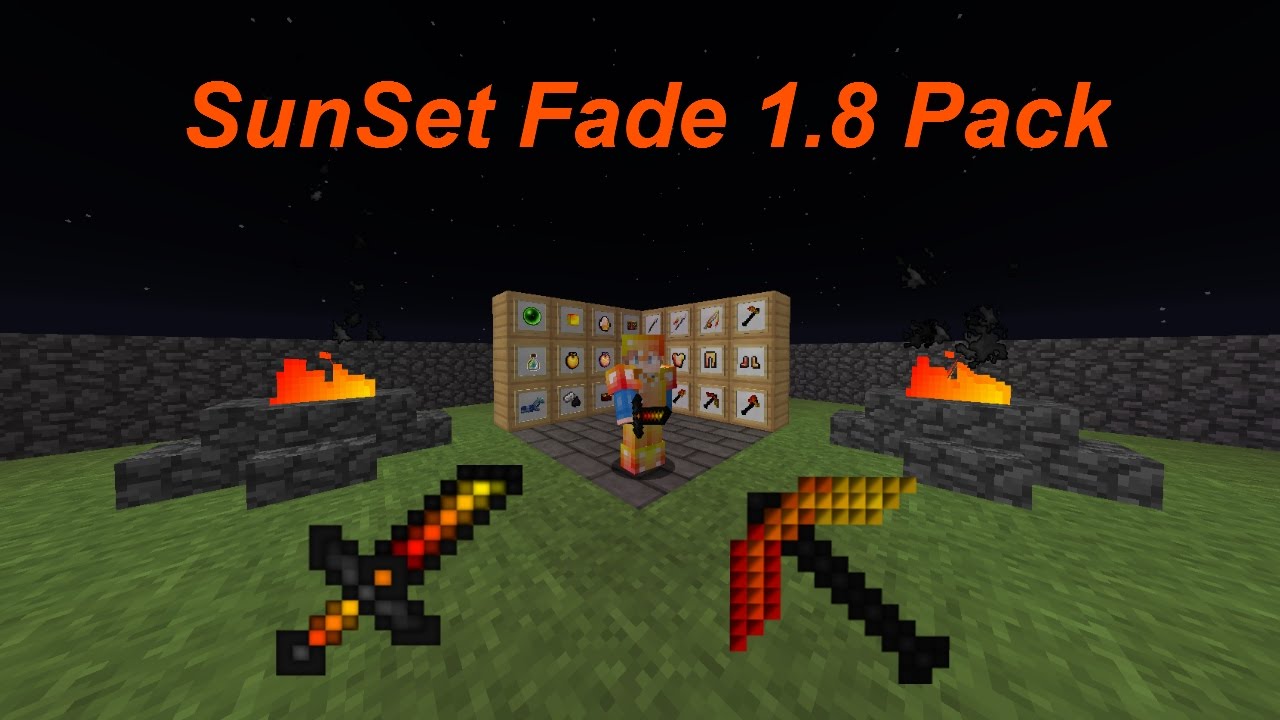 SUNSET FADE Texture Pack (1.8 Resource Pack) - YouTube