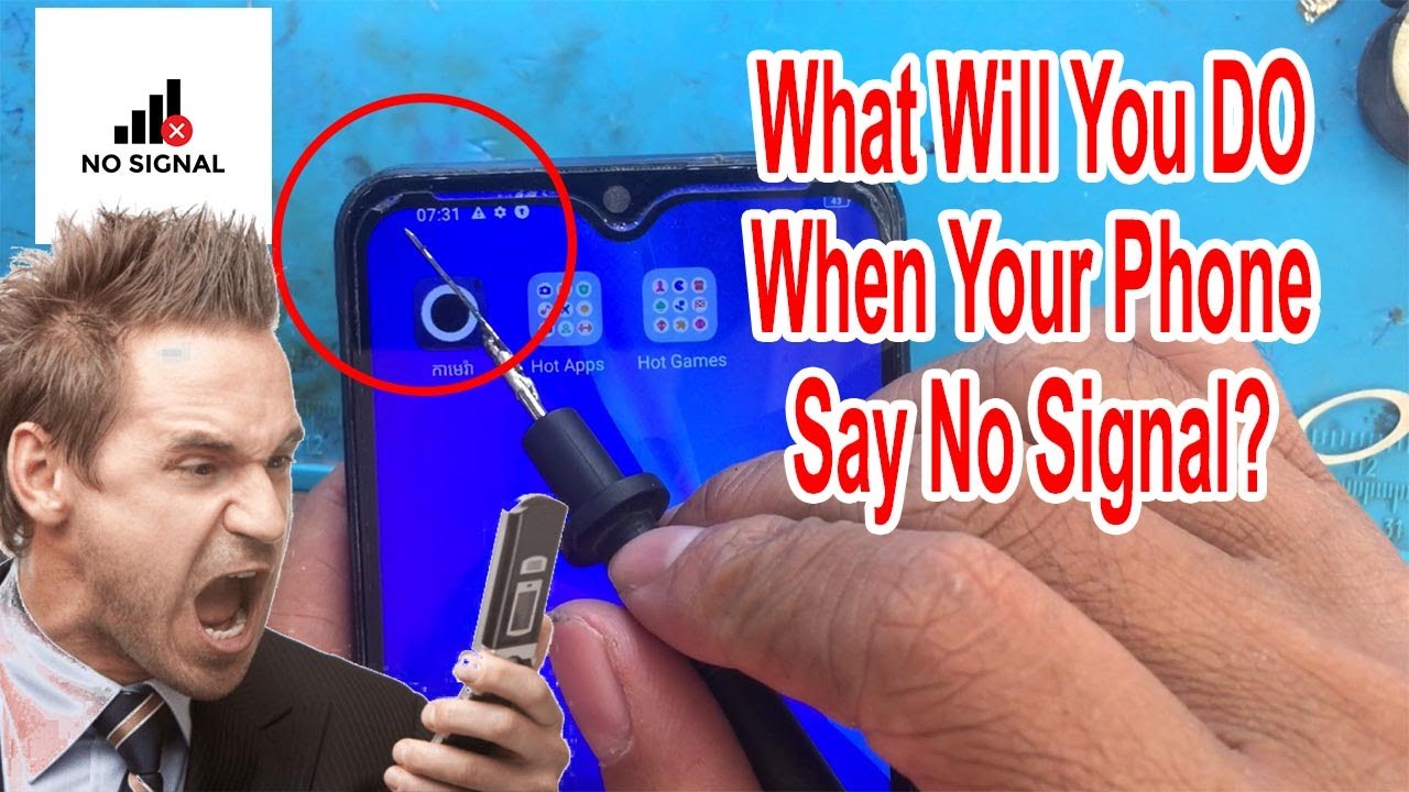 How to repair vivo Y15 no service, No Signal After Phone Drop - YouTube