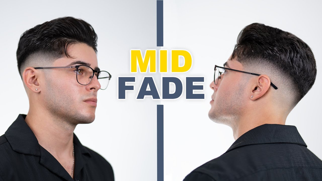 PERFECT MID SKIN FADE HAIRCUT TUTORIAL! - YouTube
