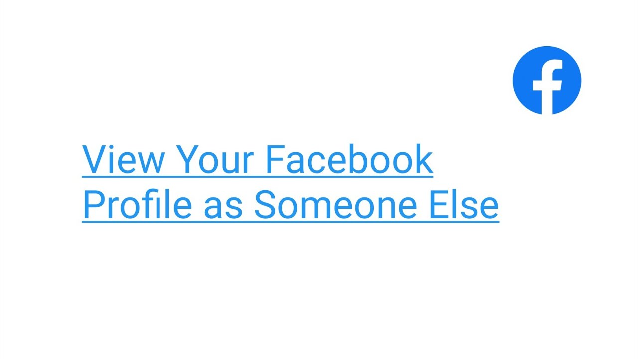 How to View Your Facebook Profile as Public - YouTube