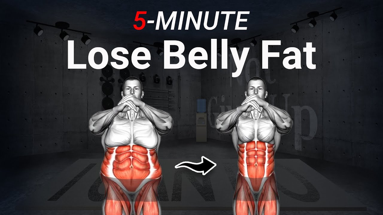 Exercise to Lose Belly Fat Quickly - Upper, lower, side belly fat - YouTube