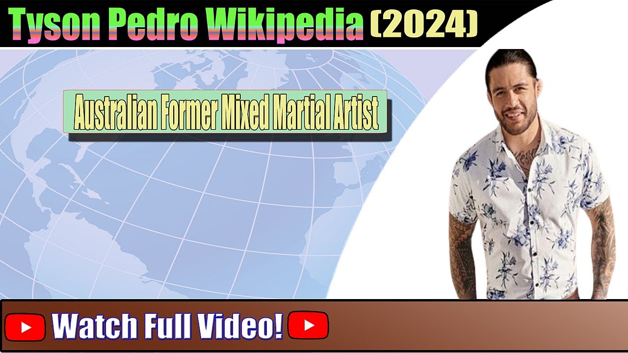 Tyson Pedro Wikipedia | Who Is Tyson Pedro? Watch Complete Video Now ...