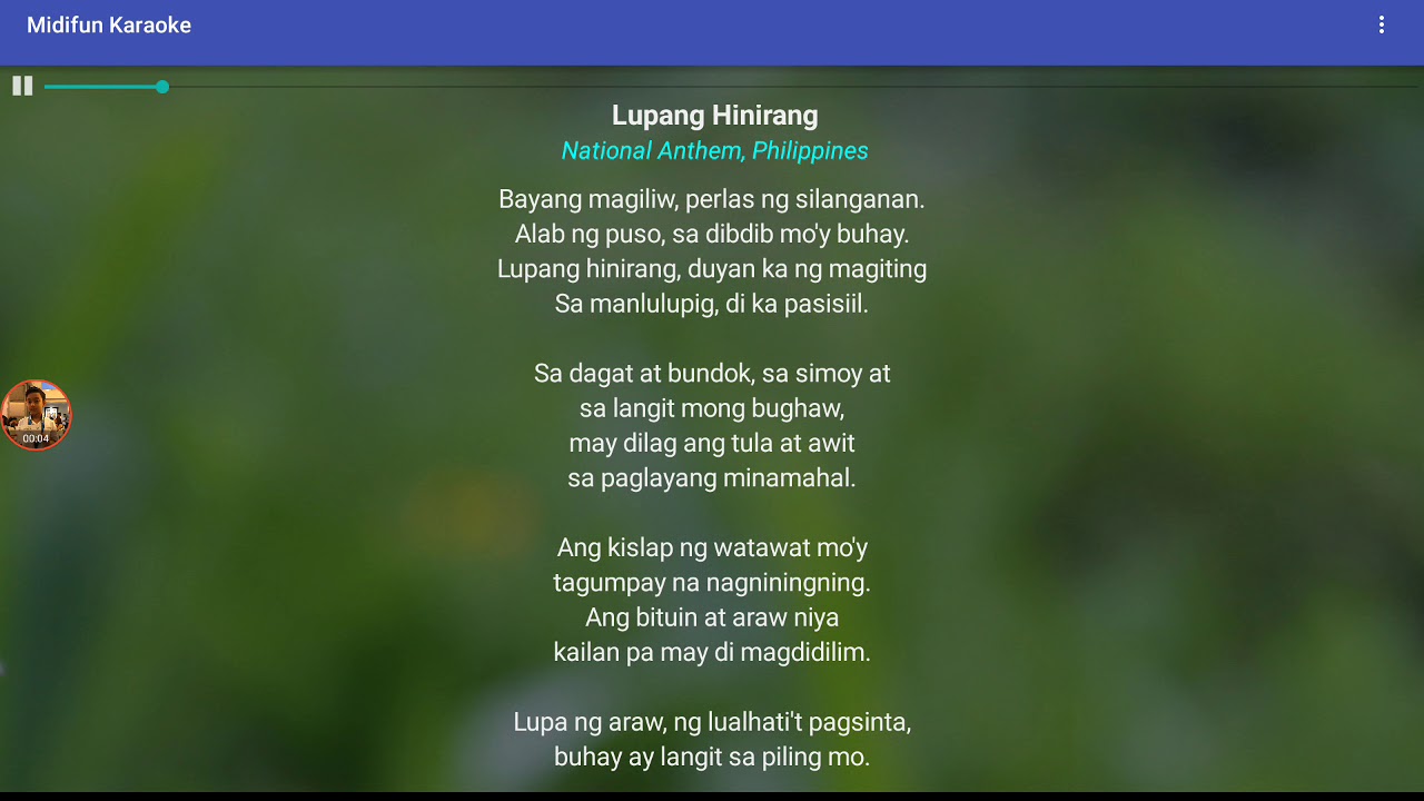 Mabuhay ang Philippines (Lupang hinirang national Anthem Philippines ...