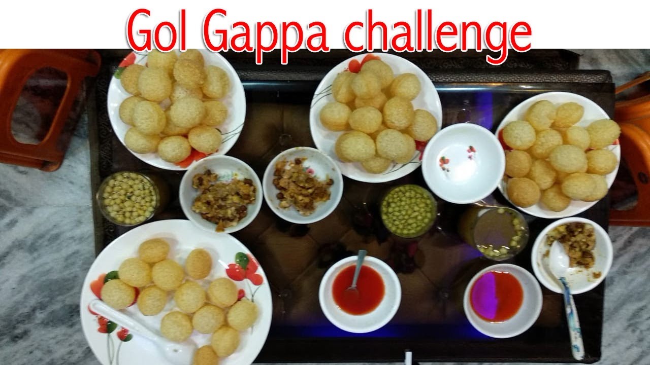 Gol gappa challenge - YouTube