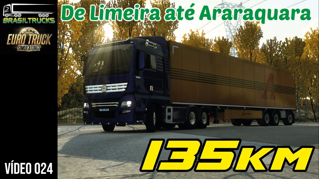 Brasil Trucks | Vídeo 024 | 135km de Limeira até Araraquara - YouTube