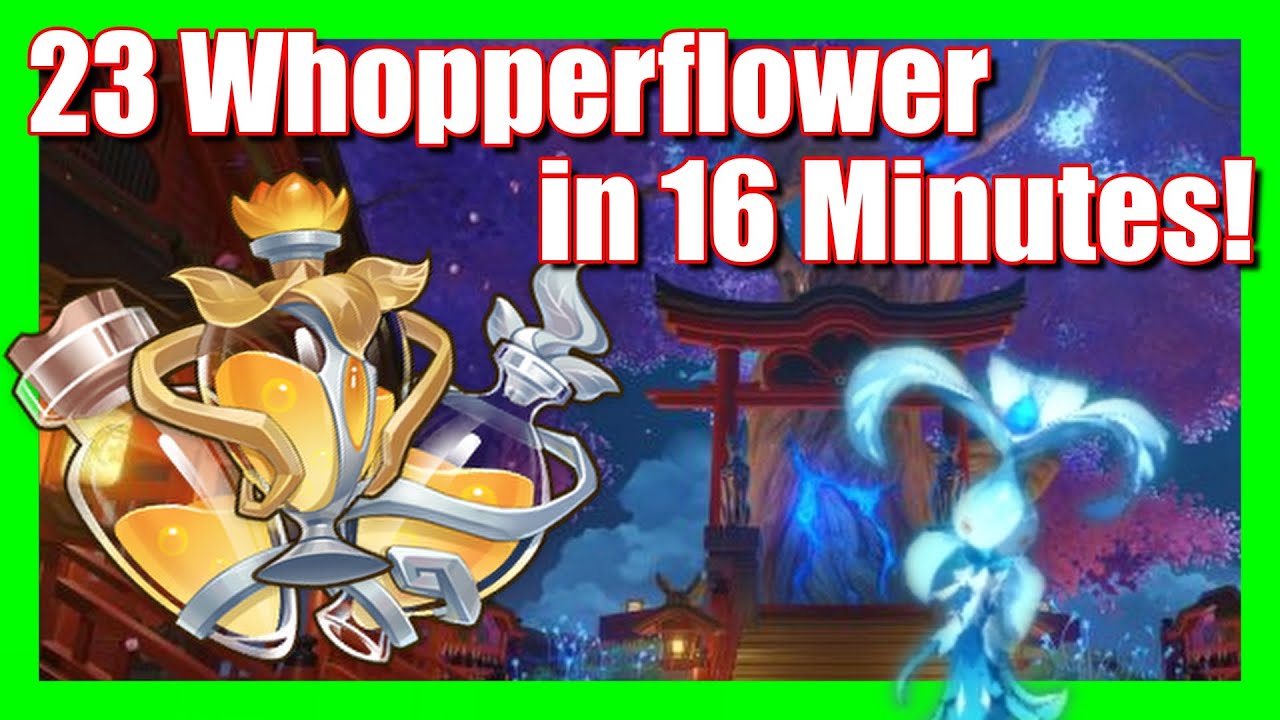 23 Whopperflower in 16 Minutes Inazuma | Genshin Impact - Material Farm ...