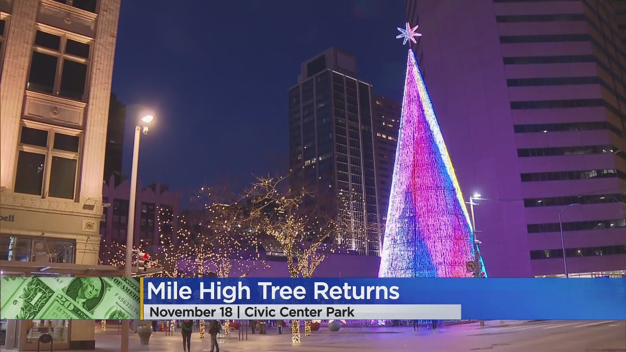 Mile High Tree returns to Denver - YouTube