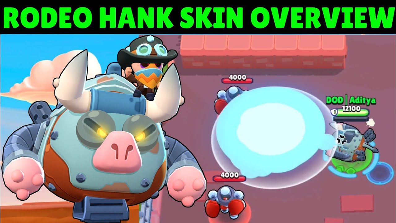 BRAWL STARS | RODEO HANK SKIN OVERVIEW - YouTube
