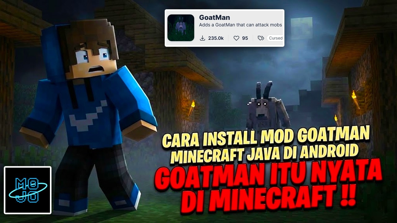 CARA INSTALL MOD GOATMAN MINECRAFT JAVA DI ANDROID (TUTORIAL LENGKAP ...