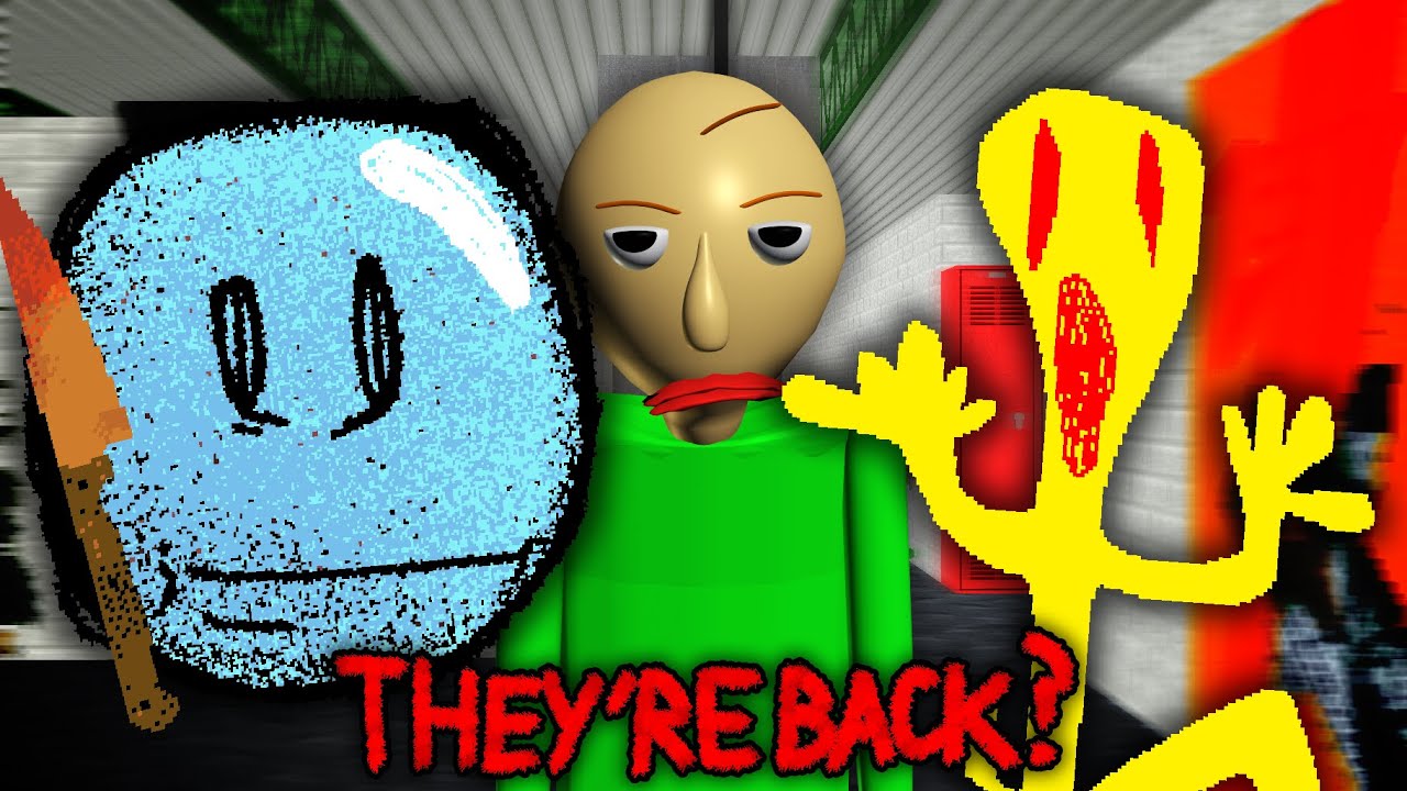 They're back...? (Eco-Friendly V2) | Baldi's Basics Plus MOD - YouTube