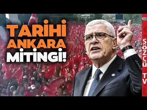 İYİ Parti'den Ankara'da Tarihi Bayrak Mitingi! Yüzbinler Meydanlarda! Müsavat Dervişoğlu Konuşuyor