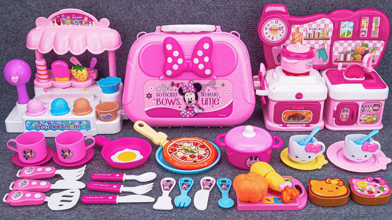 60 Minutes Satisfying with Unboxing Minnie Mouse Kitchen Cooking ...