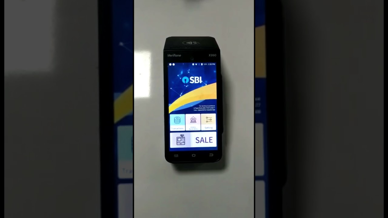 #SBI NEW ANDROID 4G VERSION POS ( SWIPE MACHINE) - YouTube
